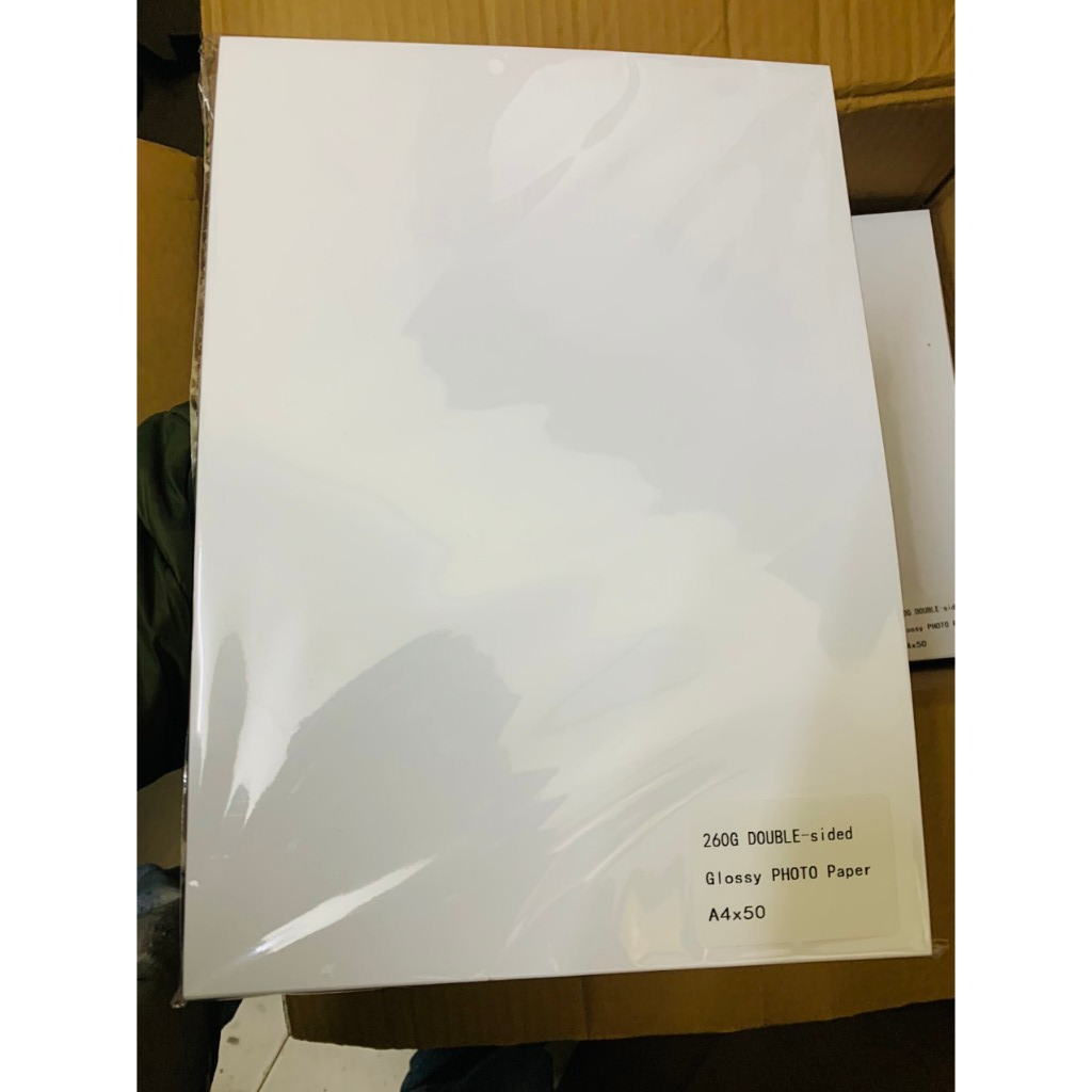 Tâp giấy ảnh bóng 2 mặt 260g khổ A4 (50 tờ/tập) | Shopee Việt Nam