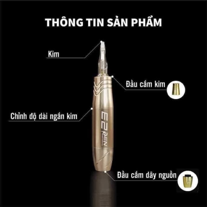 Máy Pen E2 mini chuyên phun xăm mày môi mí và sợi | Shopee Việt Nam