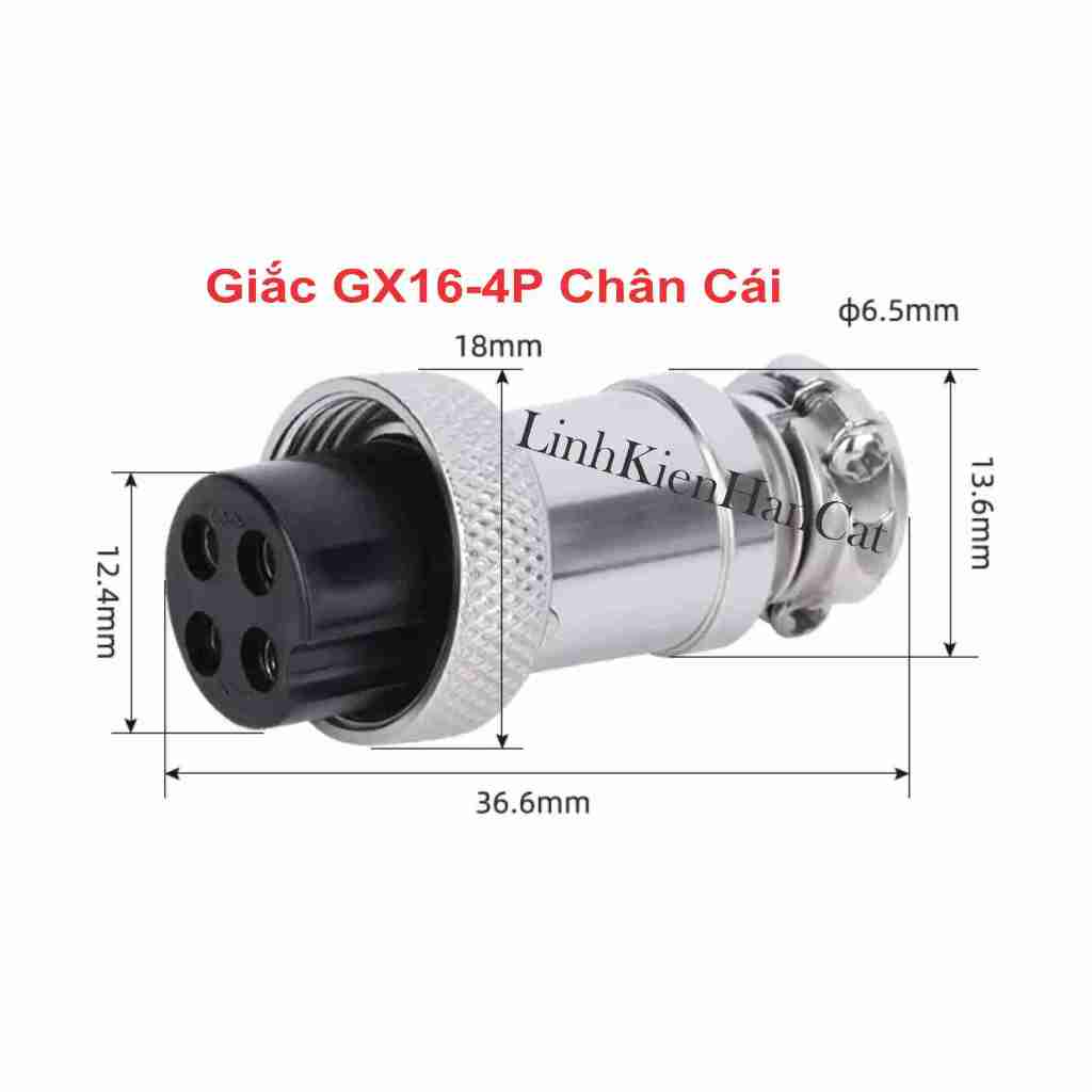 Giắc GX16-4P Chân Cái | Shopee Việt Nam