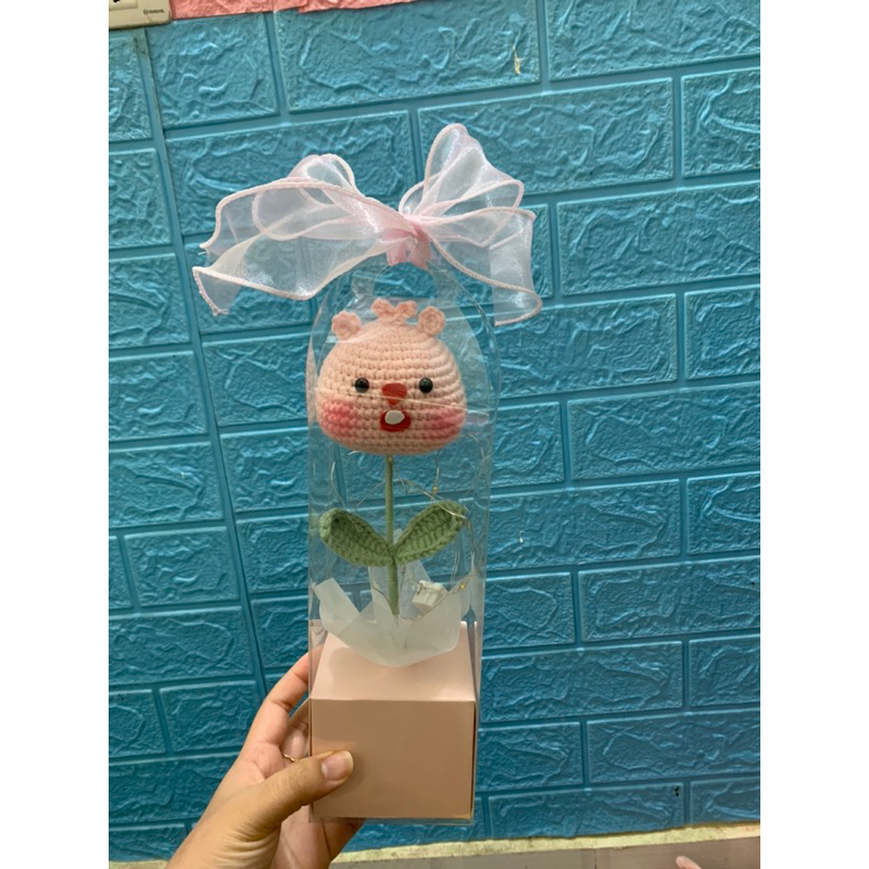 [ HÀNG CÓ SẴN-GIAO NGAY]HỘP QUÀ HOA THÚ LEN LOOPY CUTE KÈM ĐÈN | Shopee ...