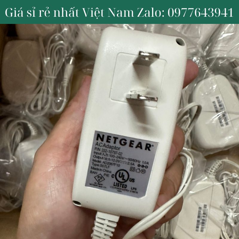 [Nguồn Chuẩn] Nguồn Adapter 12V 2.5A NETGEAR Jack 5.5x2.1MM | Shopee ...