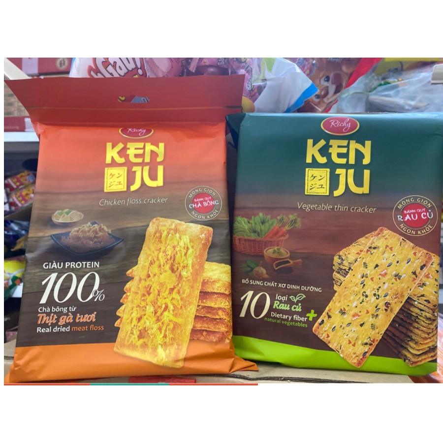 Bánh Quy Kenju Nougat Kem Sữa Richy Hộp 279g/186g/155g | Shopee Việt Nam