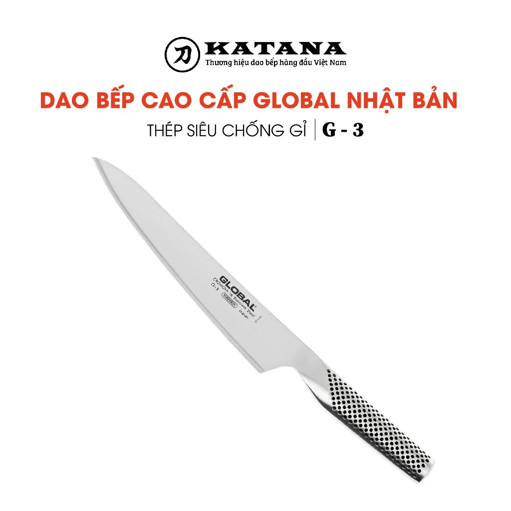 Dao bếp Nhật cao cấp Global G3 Carving Knife - Dao thái lát (210mm ...