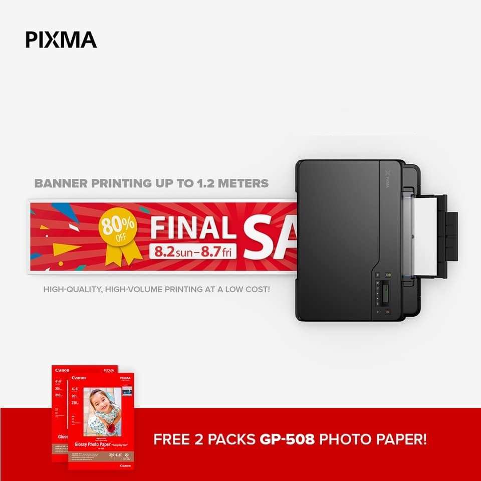 Máy in Phun màu Canon Pixma G1730 - In được A4 banner 1m2 shop hoa ...