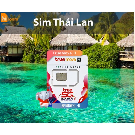 Sim Du Lịch Thái Lan 10 ngày 50GB | Shopee Việt Nam