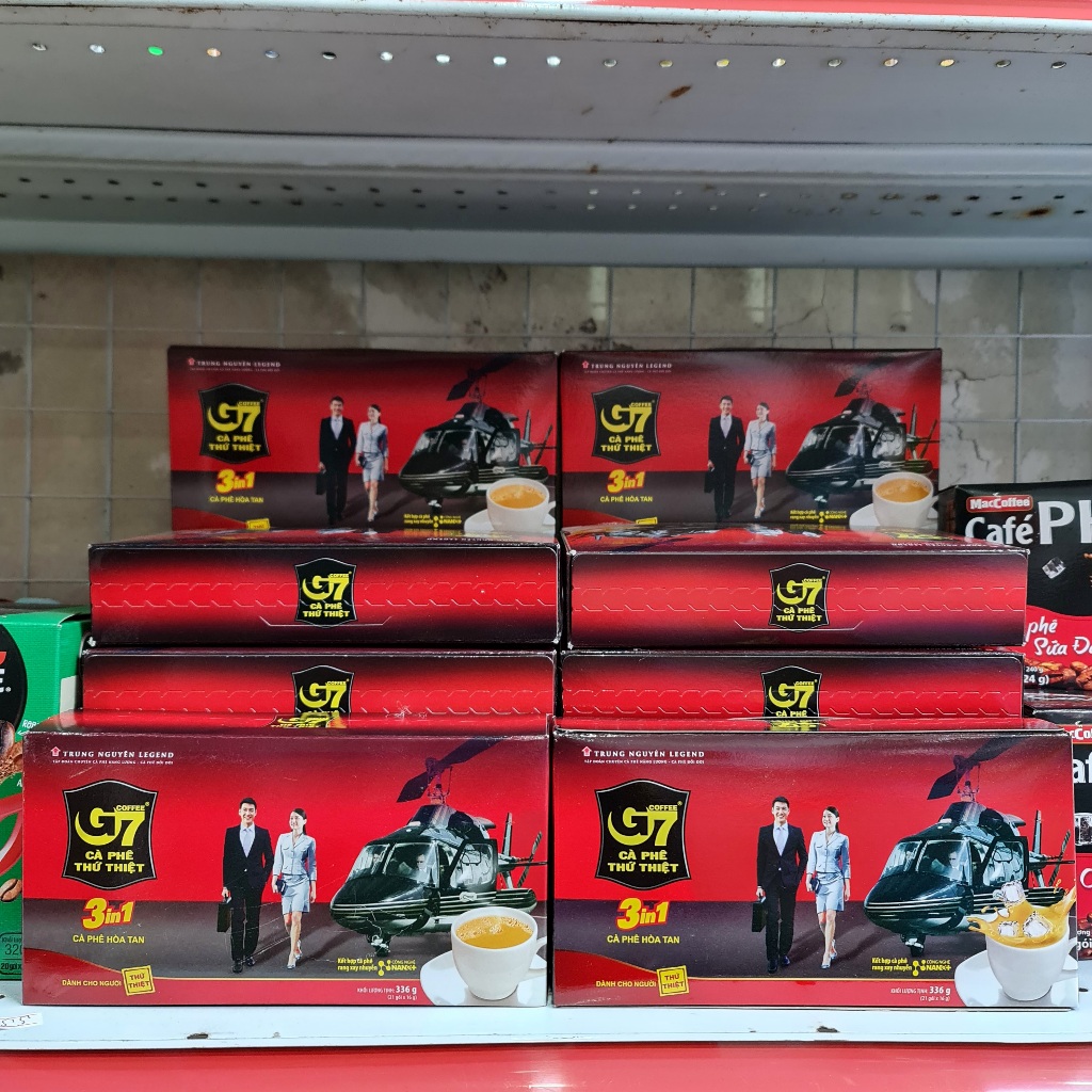 CÀ PHÊ SỮA G7 hòa tan 3in1 hộp 336g (21 gói x 16g) | Shopee Việt Nam
