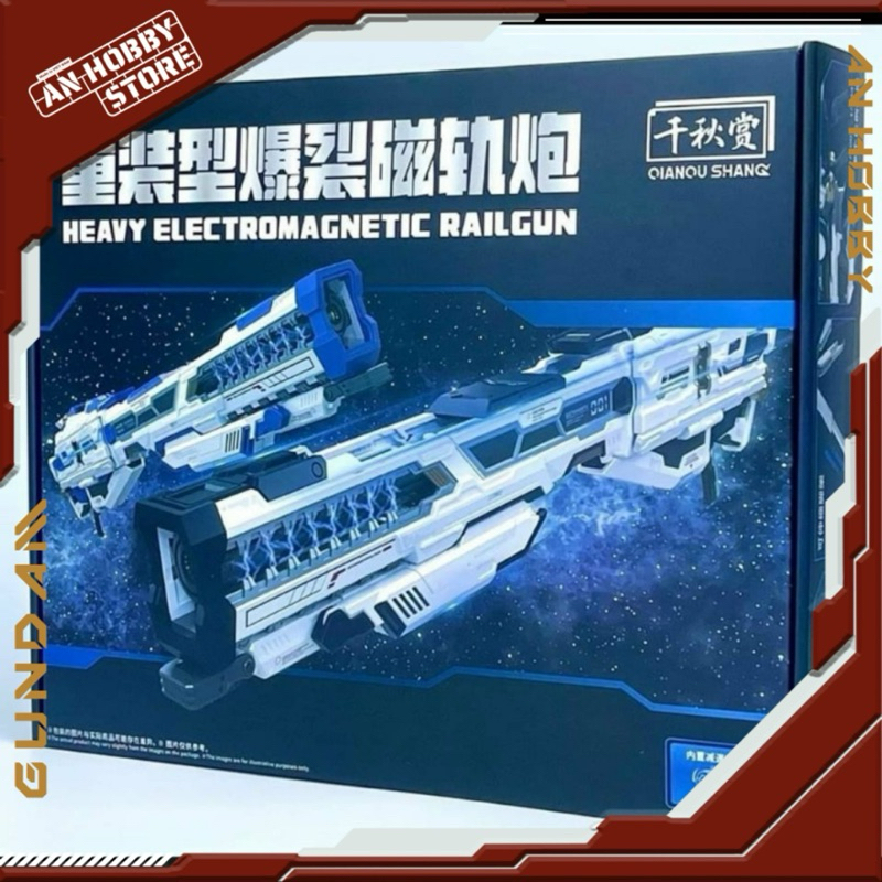 [HÀNG CÓ SẴN] Mô hình lắp ráp Heavy Electromagnetic Railgun (CÓ LED) 1/ ...