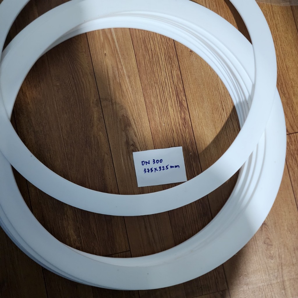 Gioăng Teflon ron đệm PTFE chịu nhiệt độ cao áp suất cao DN350 DN300 DN250 DN200 DN150 DN125 dày ...