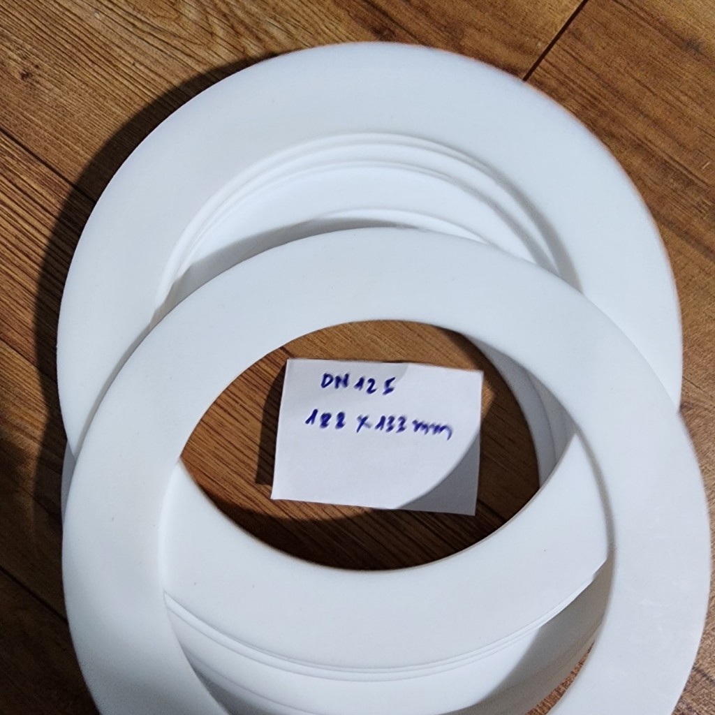 Gioăng Teflon ron đệm PTFE chịu nhiệt độ cao áp suất cao DN350 DN300 DN250 DN200 DN150 DN125 dày ...