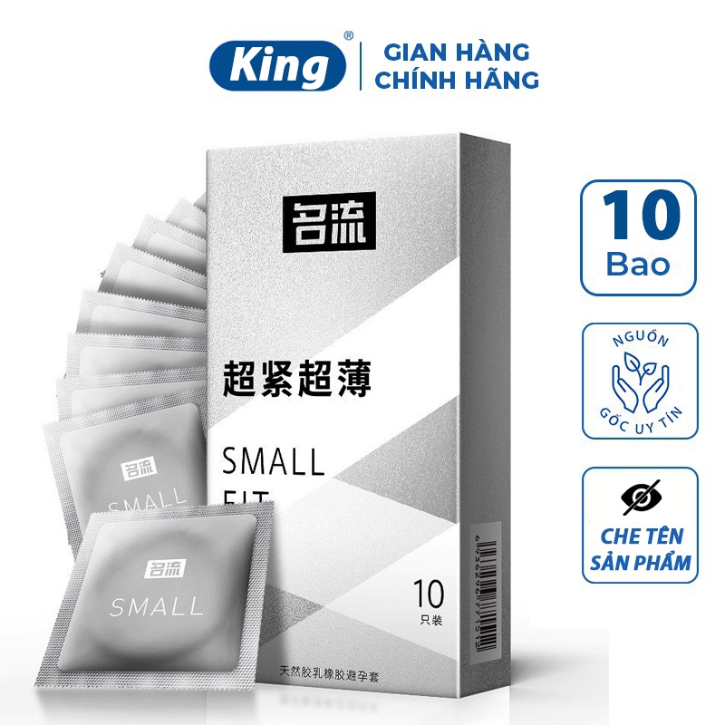 Bao cao su size nhỏ 45mm SMALL XS, bcs size nhỏ siêu mỏng kéo dài thời ...