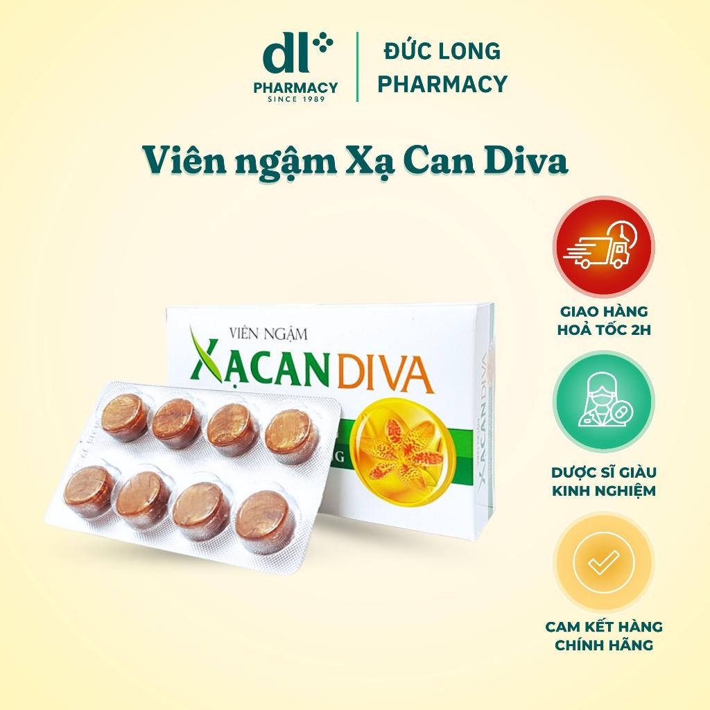 Thực phẩm bảo vệ sức khỏe Viên ngậm xạ can DIVA - Hộp 20 viên | Shopee ...
