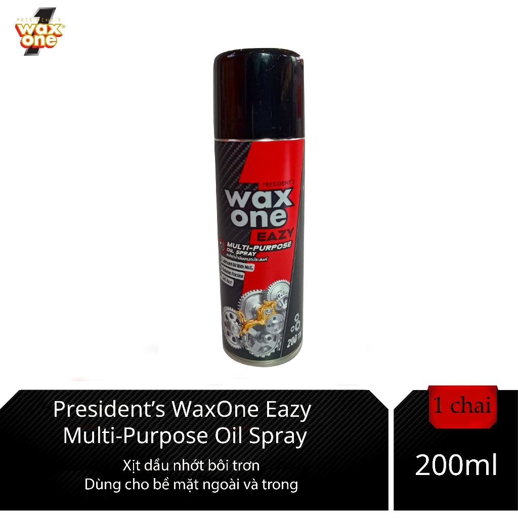 President’s WaxOne Eazy Multi-Purpose Oil Spray Xịt dầu nhớt bôi trơn ...