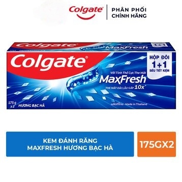 [Combo Mua 1 Tặng 1] Kem Đánh Răng Colgate Maxfresh Bạc Hà (173g/tuýp ...
