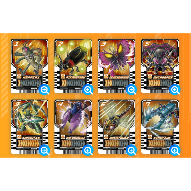 Thẻ bài Kamen Rider Gotchard Chemy Card hệ côn trùng (Insert) - cấp độ ...