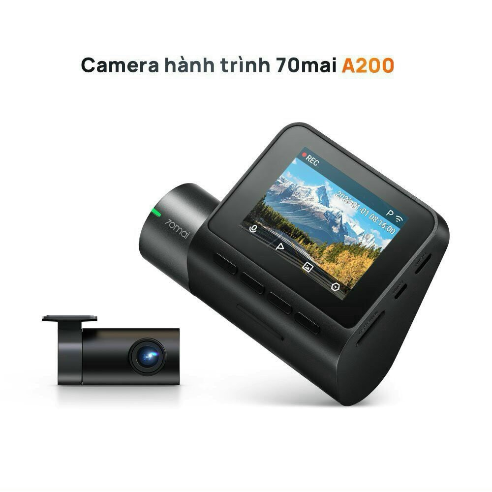Camera hành trình 70mai A200, bản Quốc tế, chất lượng full HD 1080P ...