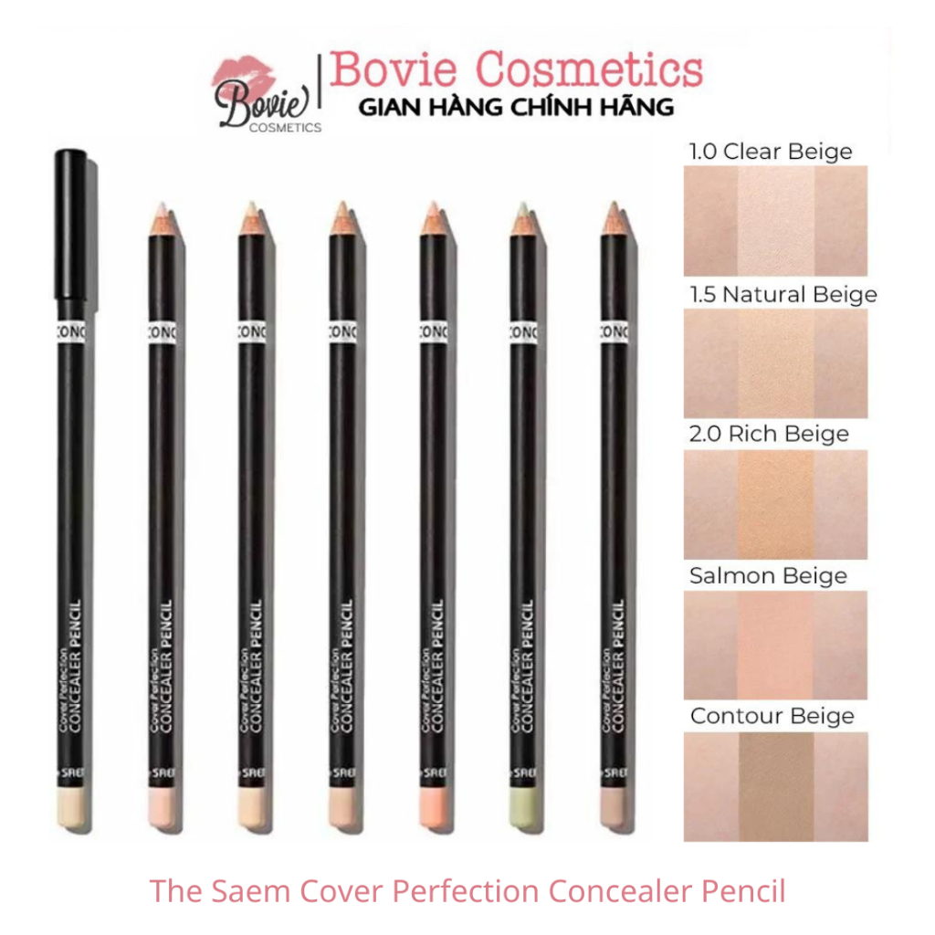 Bút che khuyết điểm The Saem Cover Perfection Concealer Pencil | Shopee ...