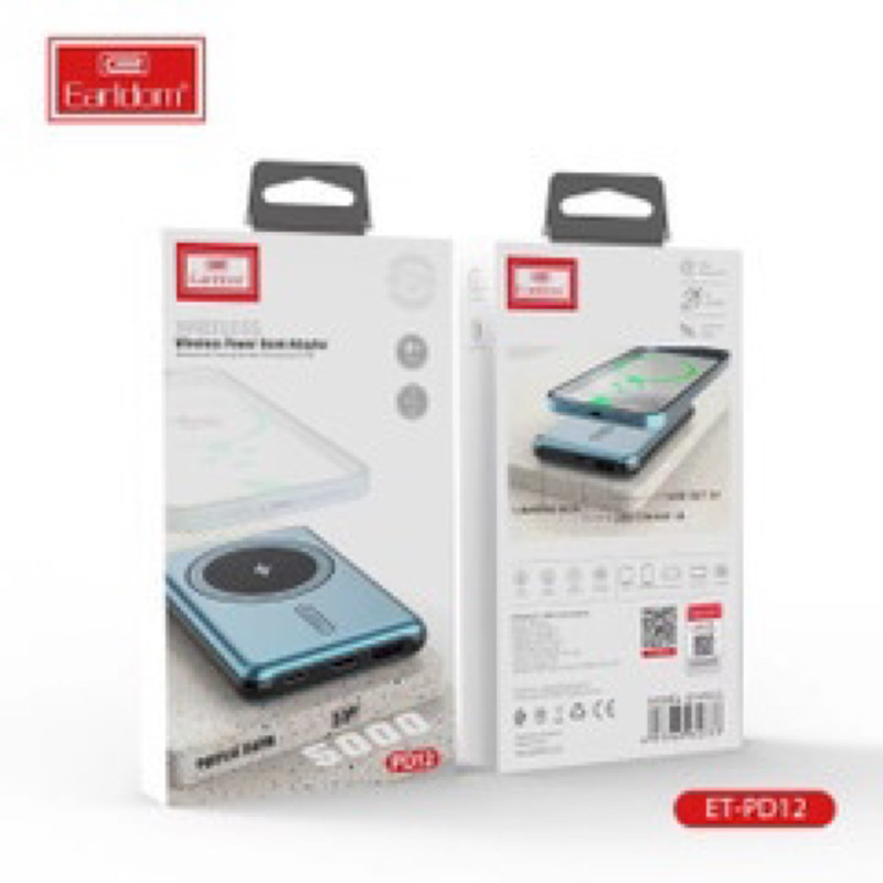 Sạc dự phòng không dây Earldom ET-PD12 | Shopee Việt Nam