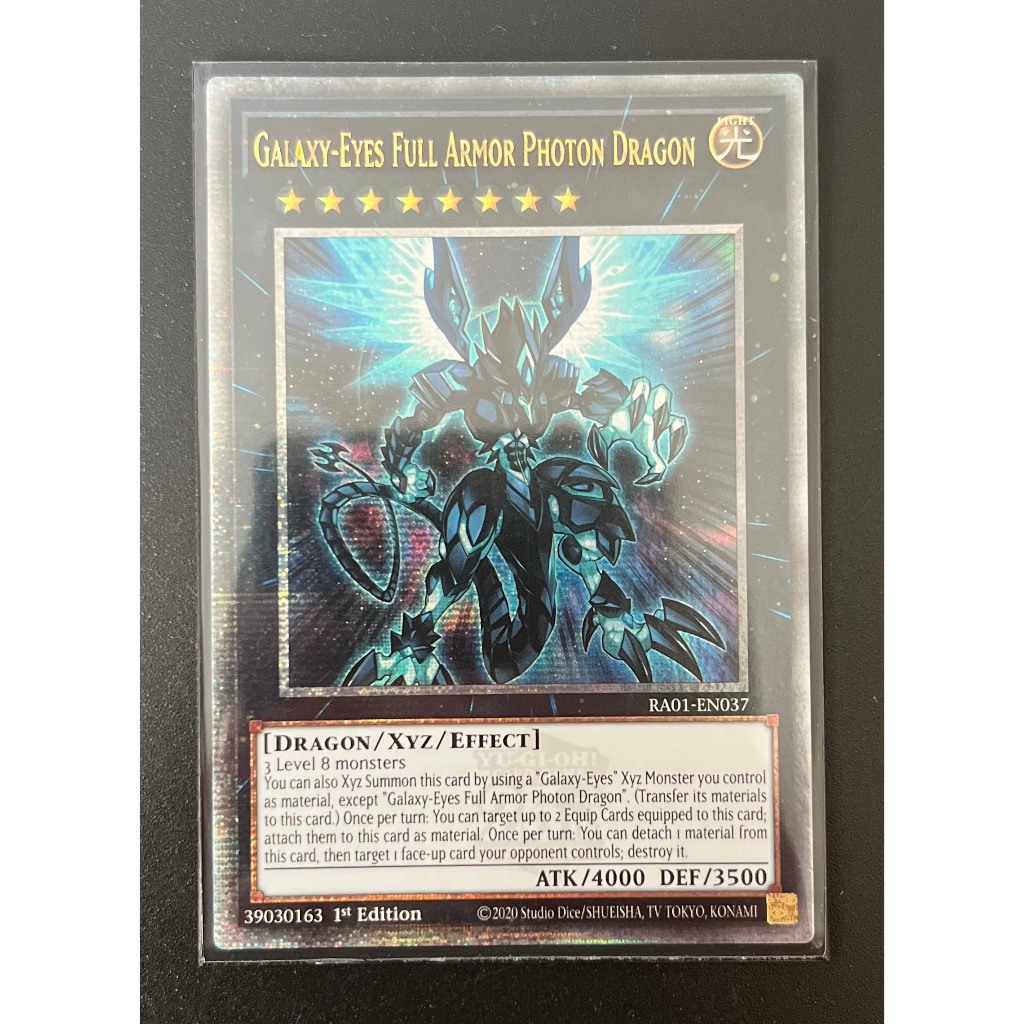 YMS - [Thẻ bài Yugioh] - [TCG-UK] - RA01-EN037 - Galaxy-Eyes Full Armor Photon Dragon - 25th ...