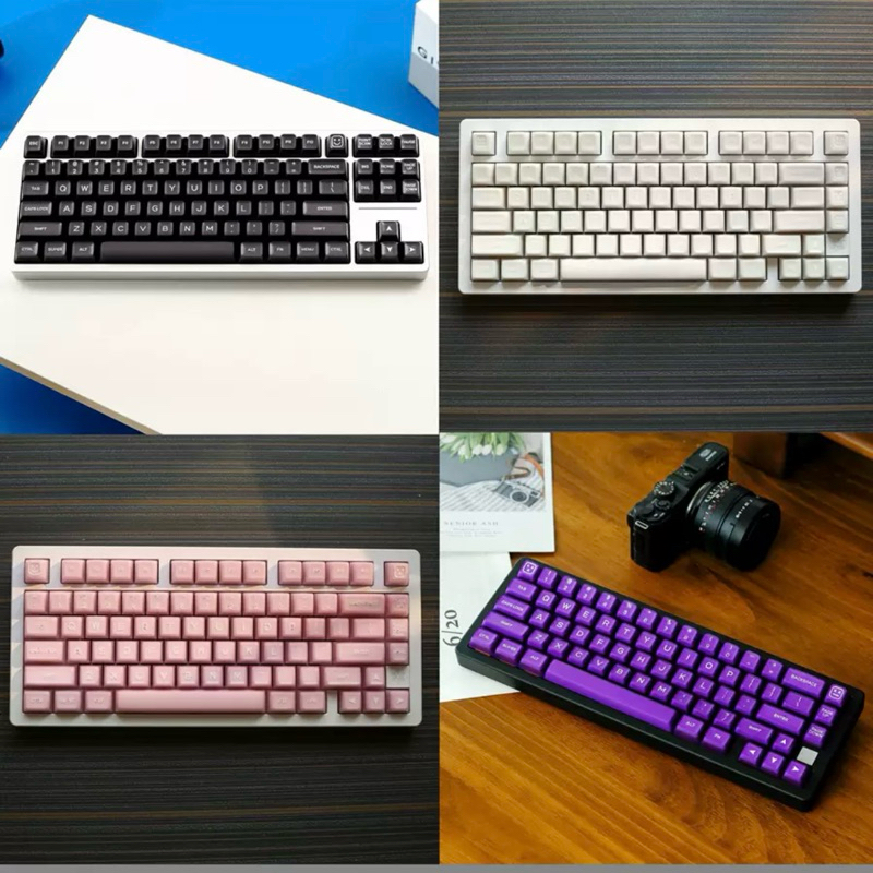 Keycap SA Semi Transparent WOB | Abs double shot | SA purplr | SA tím ...