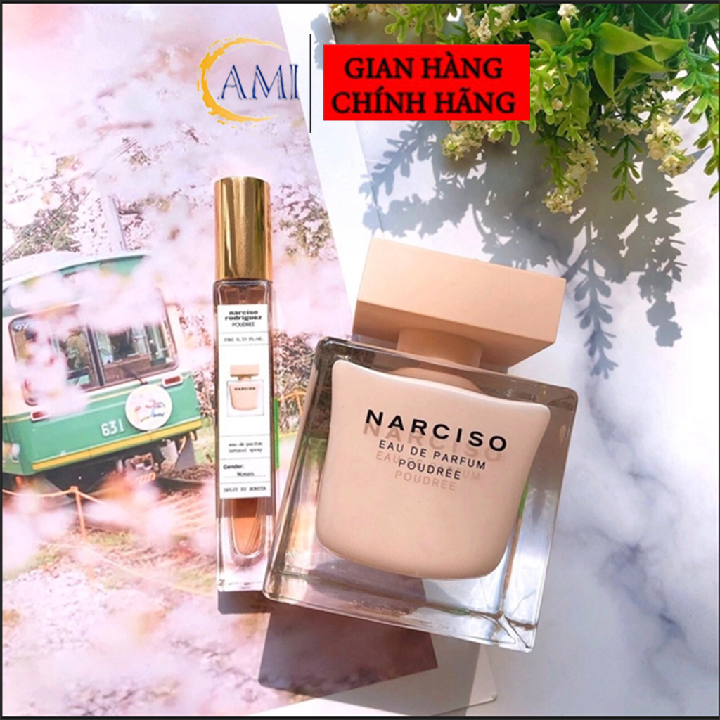 Nước hoa chiết nữ mùi phấn Narciso Poudree - Nar hồng lùn thuần khiết ...