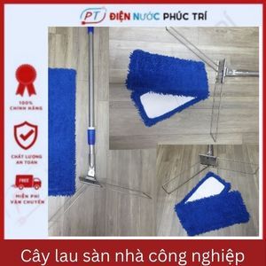 Cây lau sàn nhà công nghiệp san hô 60cm lau nhà siêu sạch cán inox tăng ...