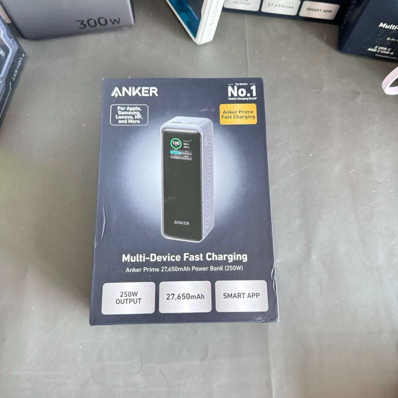 Pin Dự Phòng Anker Prime 27650mah 250W A1340, điều khiển qua app, PD 140W, dành cho laptop, điện ...