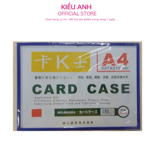 Card Case Nam châm A5, A4, A3 viền được bao quanh khung nhựa dầy chống tĩnh điện- mua nhiều giảm ...