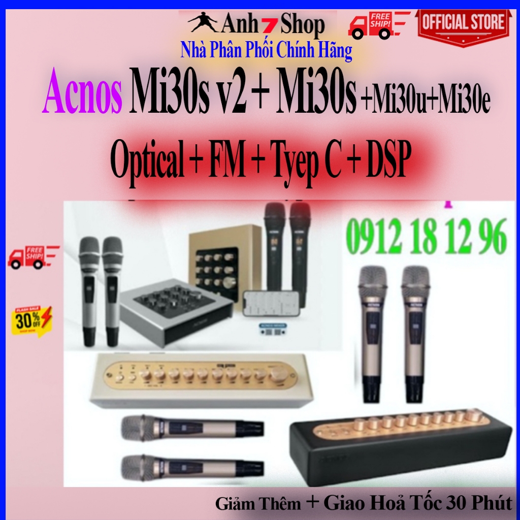 [ Update phần mềm ][ Mi30s Ver2024 ] Vang số chỉnh cơ Acnos Mi30s V2 Ver 2024 / Mi30u / Mi30e ...