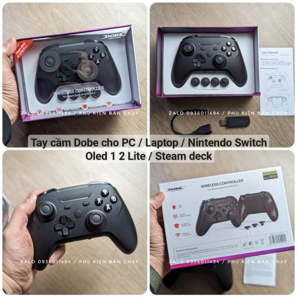 Tay cầm không dây Dobe cho Nintendo Switch Oled Lite 1 2 Laptop máy ...