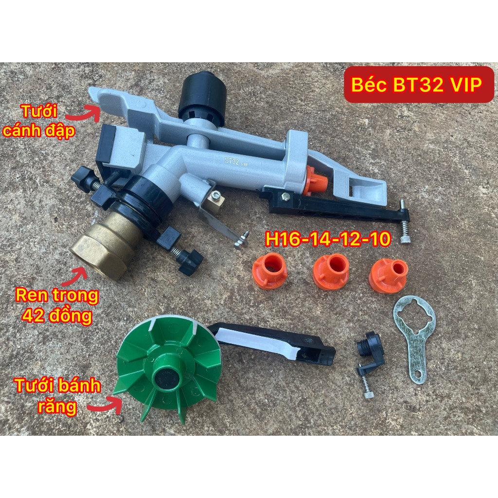 BÉC BT32 VIP, BÉC REN 42 BẰNG ĐỒNG TƯỚI 2 CHẾ ĐỘ BÁNH RĂNG MINI VÀ CHẾ ...