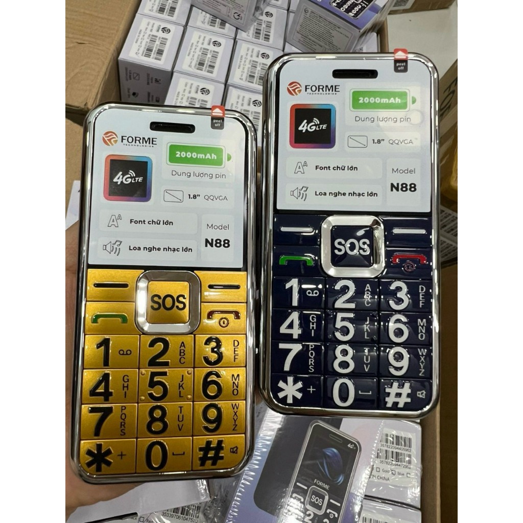 Điện Thoại 4G Forme N88 4G dành cho người già New Fullbox - Bảo hành 12 tháng | Shopee Việt Nam