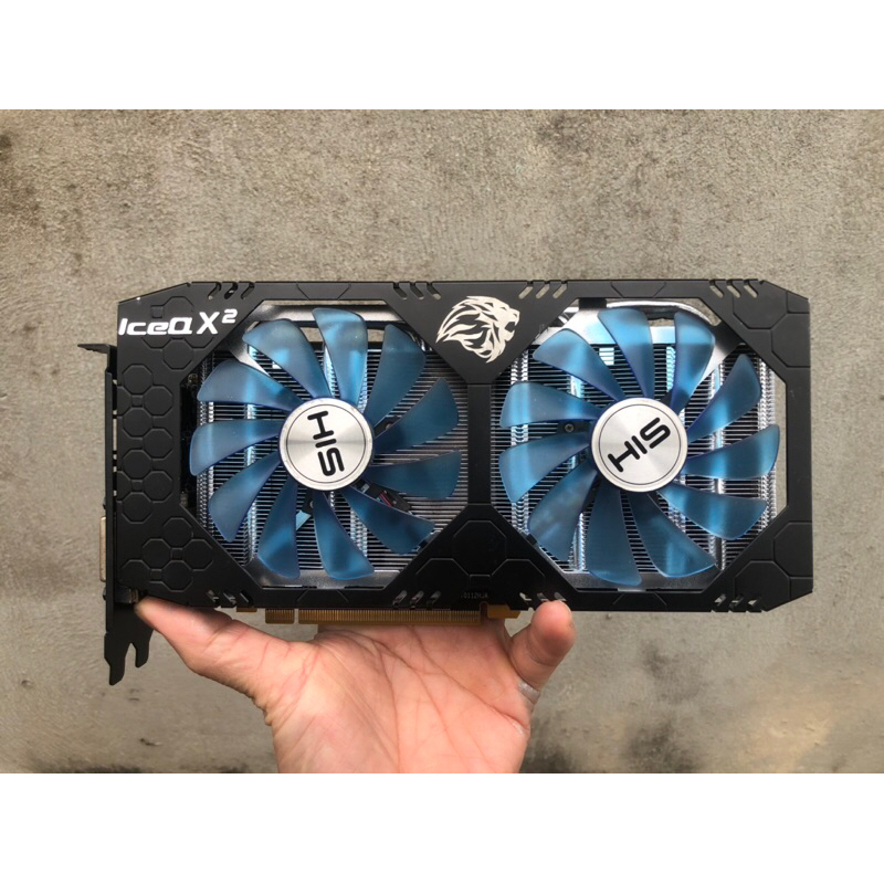 vga HIS rx580 8gb full cổng qua sử dụng | Shopee Việt Nam
