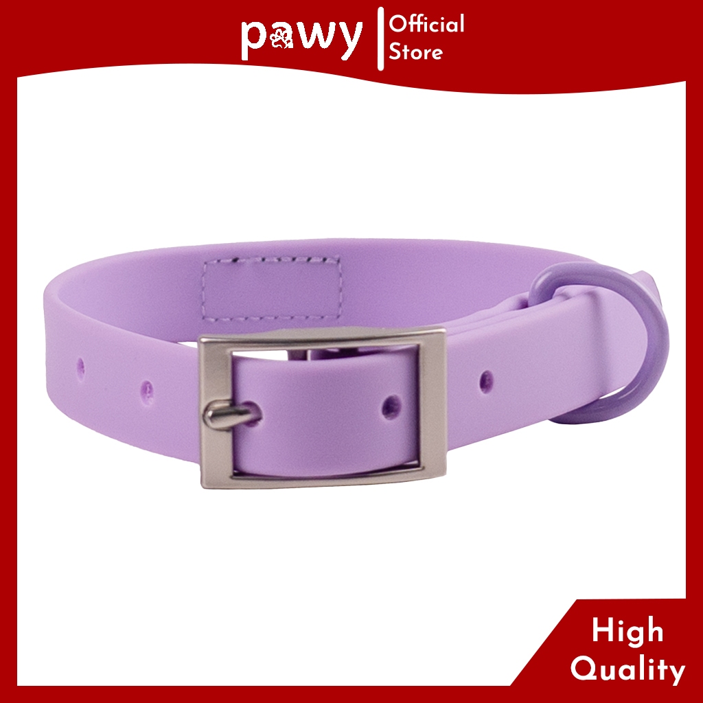 Vòng Cổ Cho Chó Pawy - Flexiwear - Màu Tím - PVC Waterproof Dog Collar ...