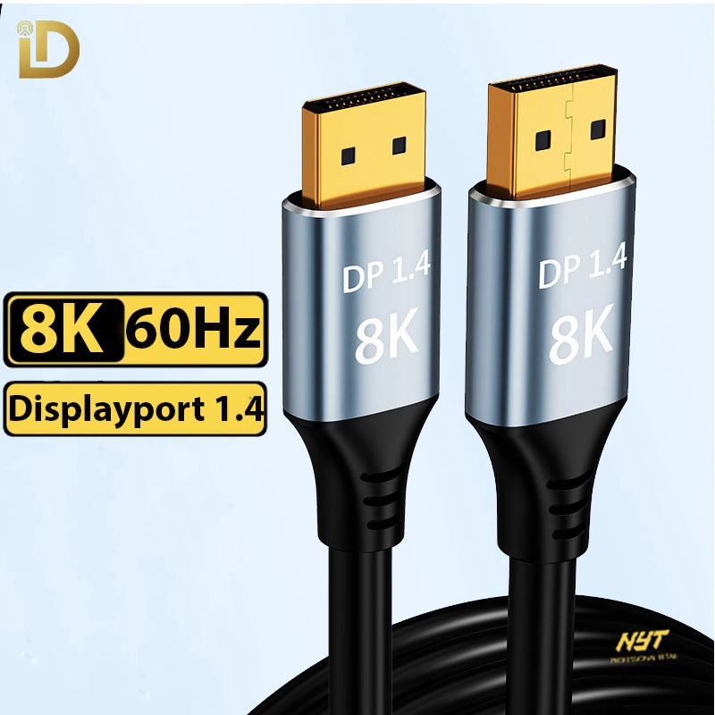 Dây Displayport 1.4 Support 8K 60Hz / 4K 120HZ / 2K 240Hz Cao Cấp HAN102 - BH 12T Đổi Mới ...
