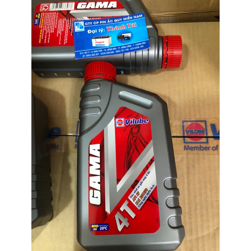 Dầu nhớt cho xe gắn máy 4 thì Gama Vilube 20W-50 | Shopee Việt Nam