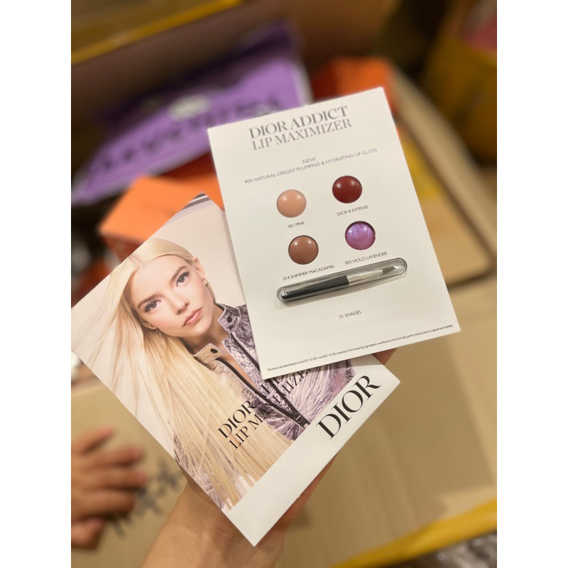Vial 4 ô son dưỡng Lip Maximizer mini Dior | Shopee Việt Nam