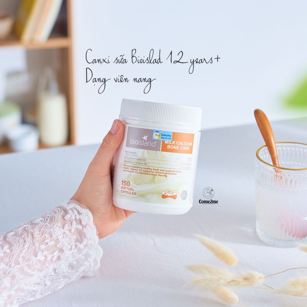 Canxi Sữa Bioisland Milk Calcium Bone Care (150v/1 hộp) - Nội địa Úc ...