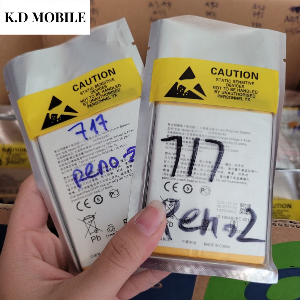 Pin BLP717 Pin Điện Thoại Oppo RenoZ / Reno Z Dung Lượng 4035mAh - K.D ...