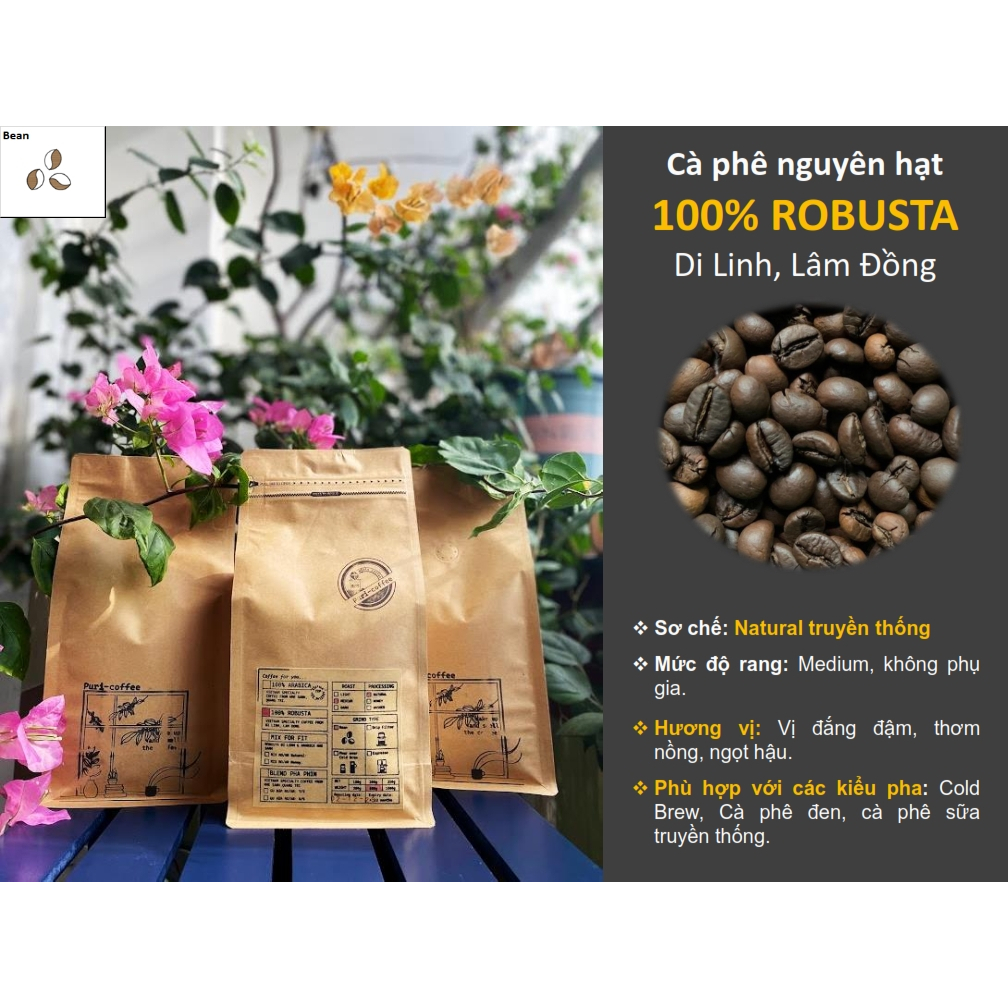 Coffee Bean - ROBUSTA - Di Linh, Lâm Đồng | Shopee Việt Nam