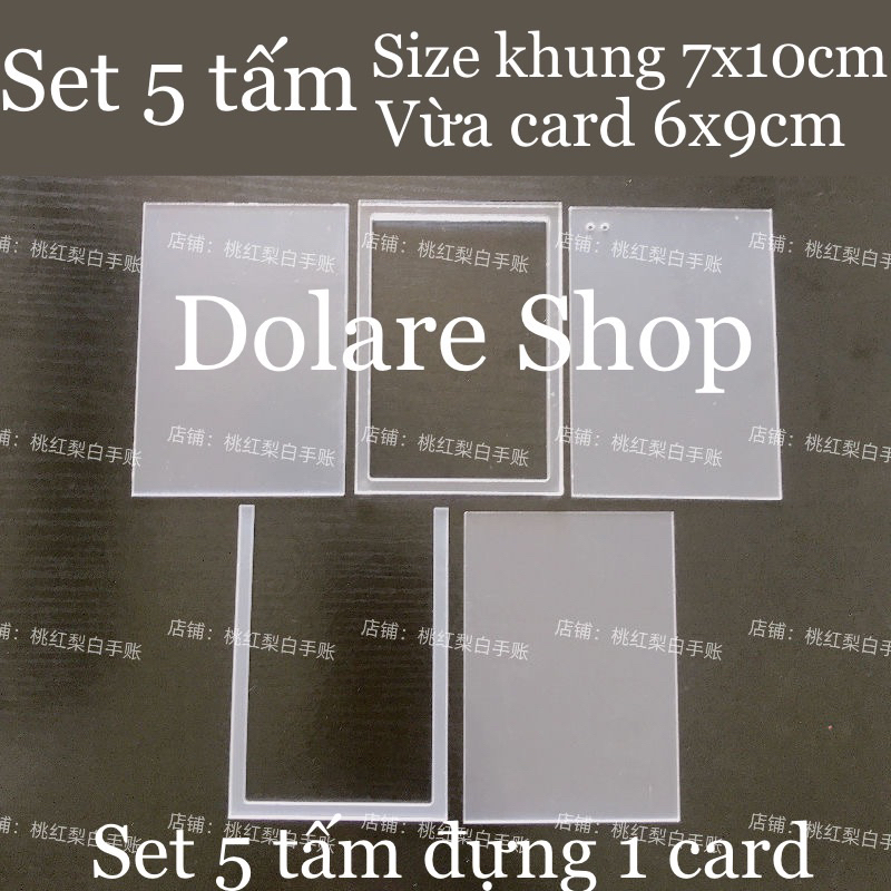 Set khung tranh cát chảy đựng card 7x10cm vừa card 6x9cm | Shopee Việt Nam