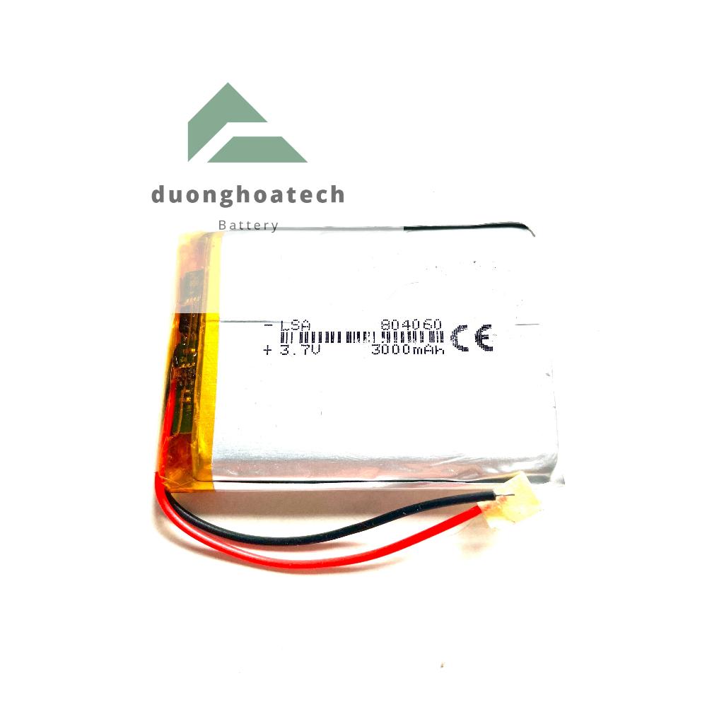 Pin Li-Po 3.7V Dung Lượng 3000mAh 8x40x60mm Dùng Cho Thiết Bị Điện Tử ...