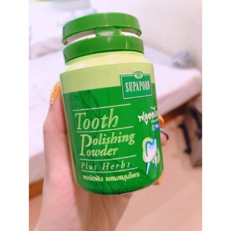 Bột trắng răng Thái Lan Supaporn Tooth polishing powder | Shopee Việt Nam