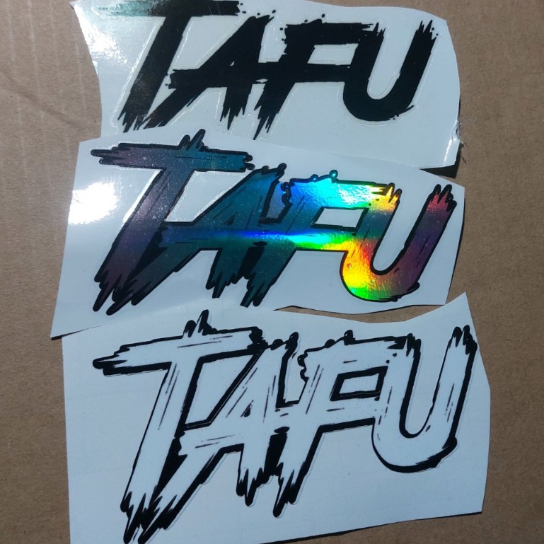Tem Dán Xe Tem TAFU SIze Nhỏ Dán Cho Mọi Dòng Xe Giá 1 Chữ | Shopee ...