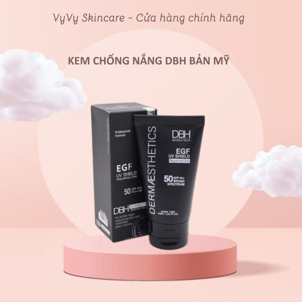 Kem chống nắng DBH 60ml Fullbox bản US chứa EGF , FGF , DNA chống nắng ...