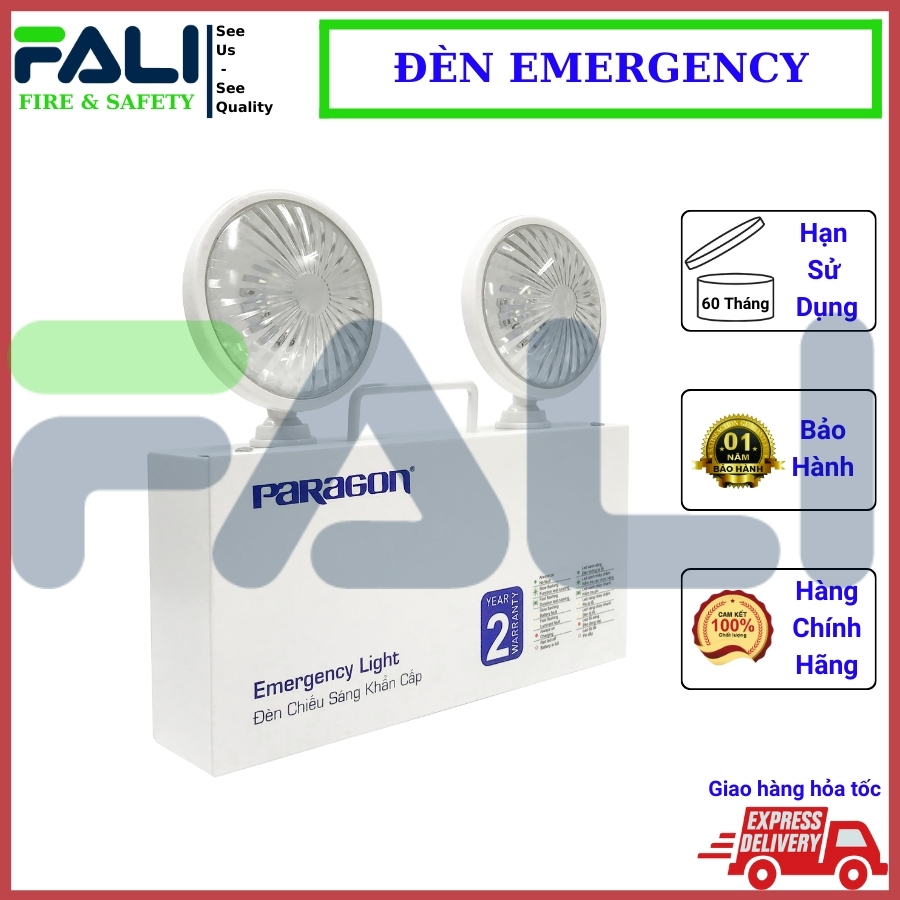 Đèn chiếu sáng sự cố Paragon, Kentom, đèn Emergency thoát hiểm có tem kiểm định PCCC | Shopee ...