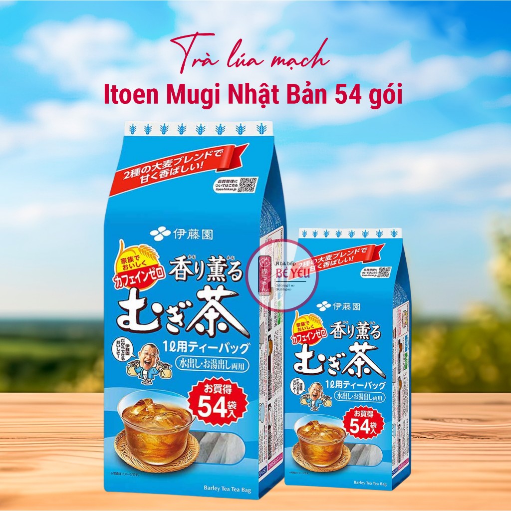 [NHẬT BẢN] Trà lúa mạch Itoen Mugi Nhật Bản 54 gói Siêu to, tiết kiệm ...