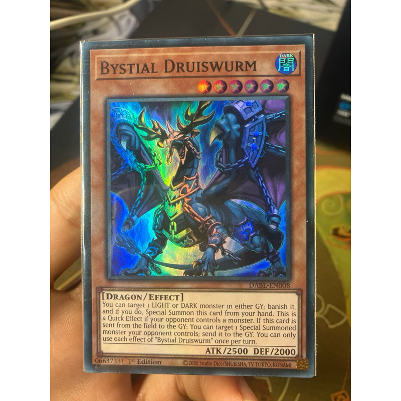 [LiLy_Yugioh] Lá bài Bystial Druiswurm - MP23-EN159 - Prismatic Secret Rare 1st Edition | Shopee ...