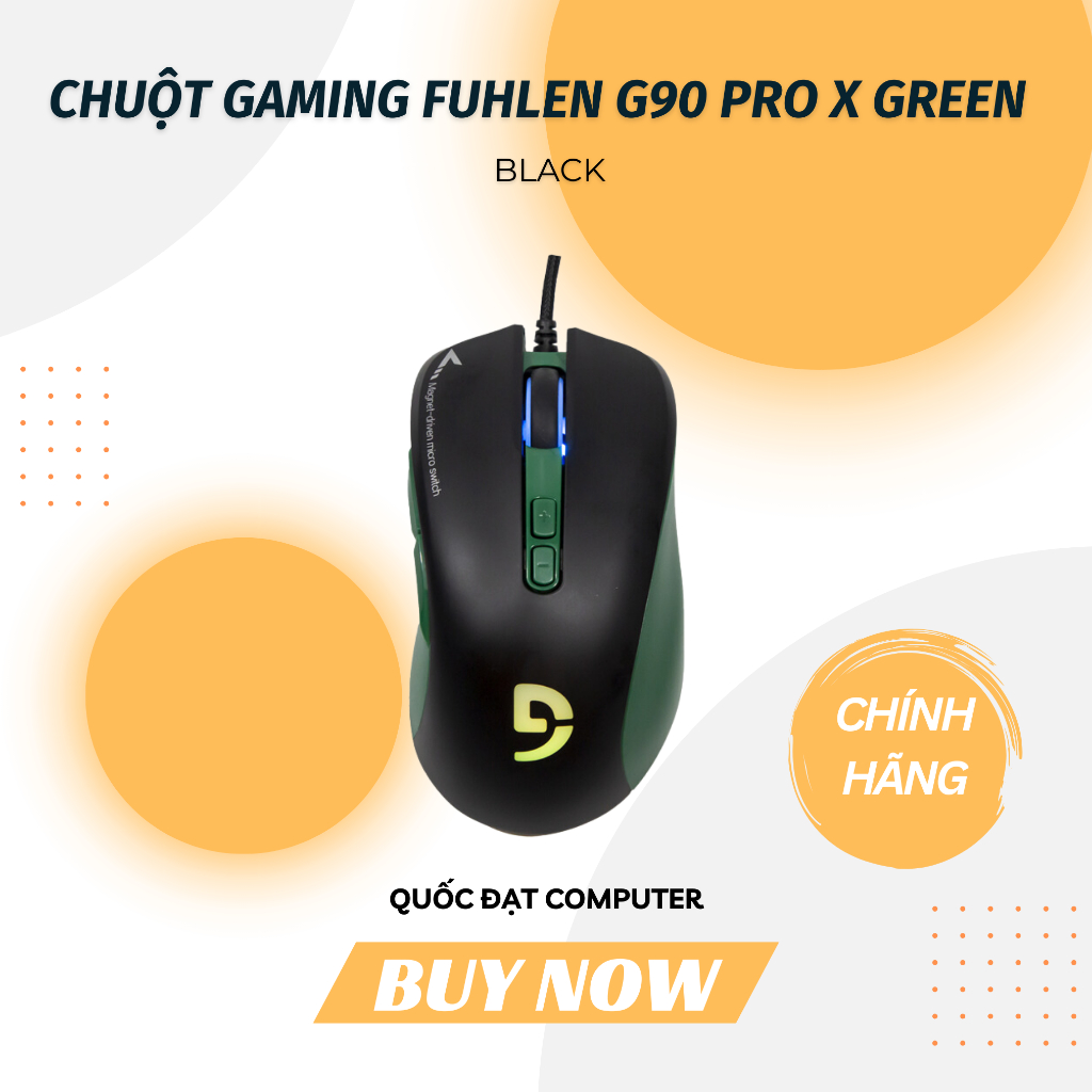 CHUỘT GAMING FUHLEN G90 PRO X GREEN | Shopee Việt Nam