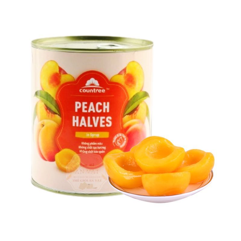 Đào ngâm đường Countree - Peach Halves - 820g - Vị thơm ngon khó cưỡng ...