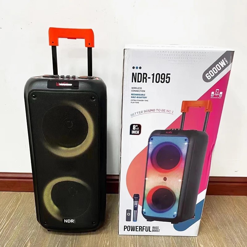 Loa Bluetooth Karaoke NDR-1095(Bass đôi 8", 1 Micro) | Shopee Việt Nam